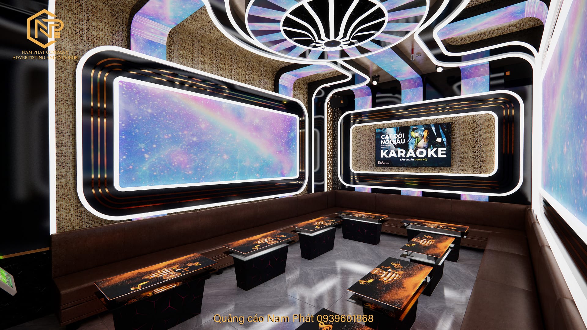 Thiết kế thi công phòng Karaoke - Thiết kế nội thất Cần Thơ